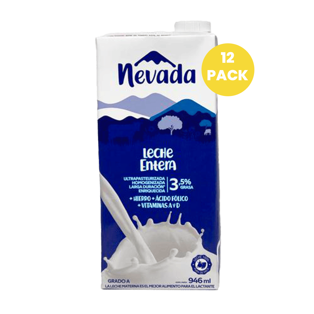 Leche Nevada Entera Azul 12x946 ML